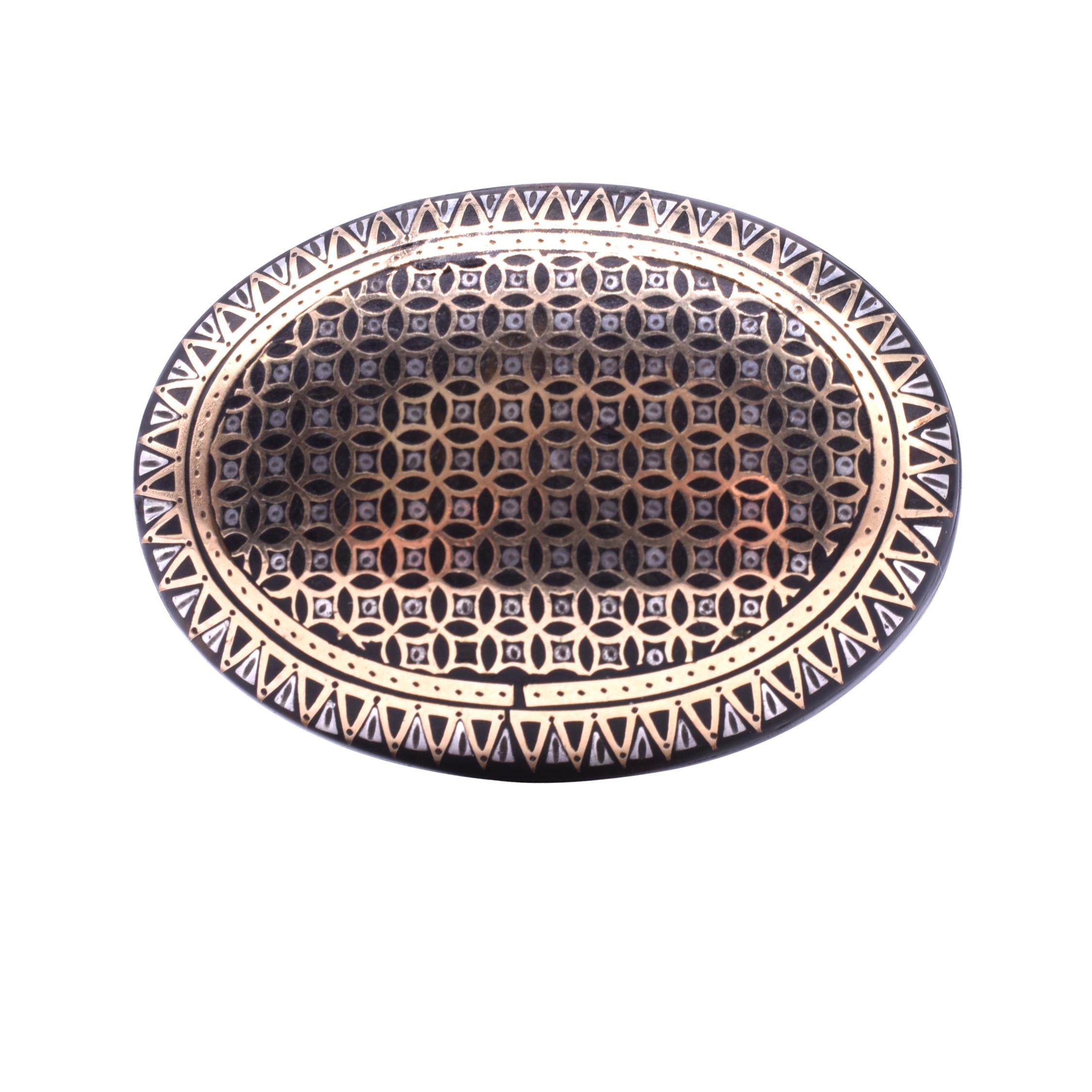 Victorian Pique Oval Ring at 1stDibs