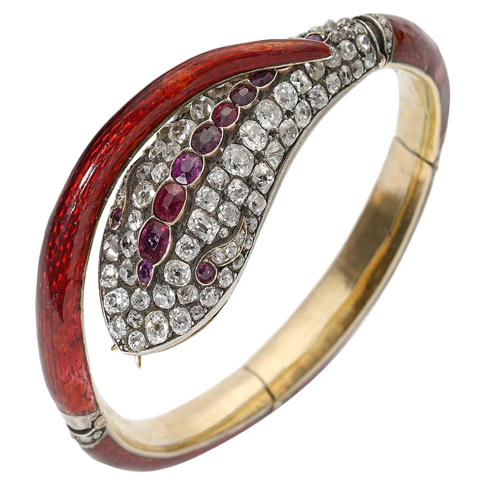 Gold Snake Bangle Bracelet at 1stDibs | 14k gold snake bangle bracelet ...