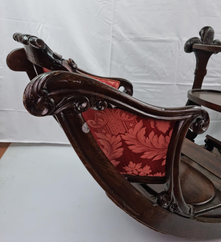 Victorian Rocking Chair For Sale at 1stDibs