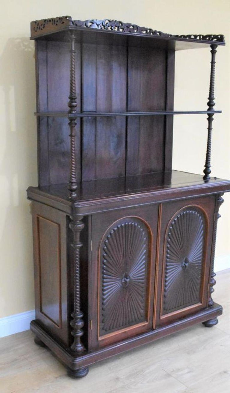 Victorian Rosewood Dresser/Cupboard For Sale at 1stDibs
