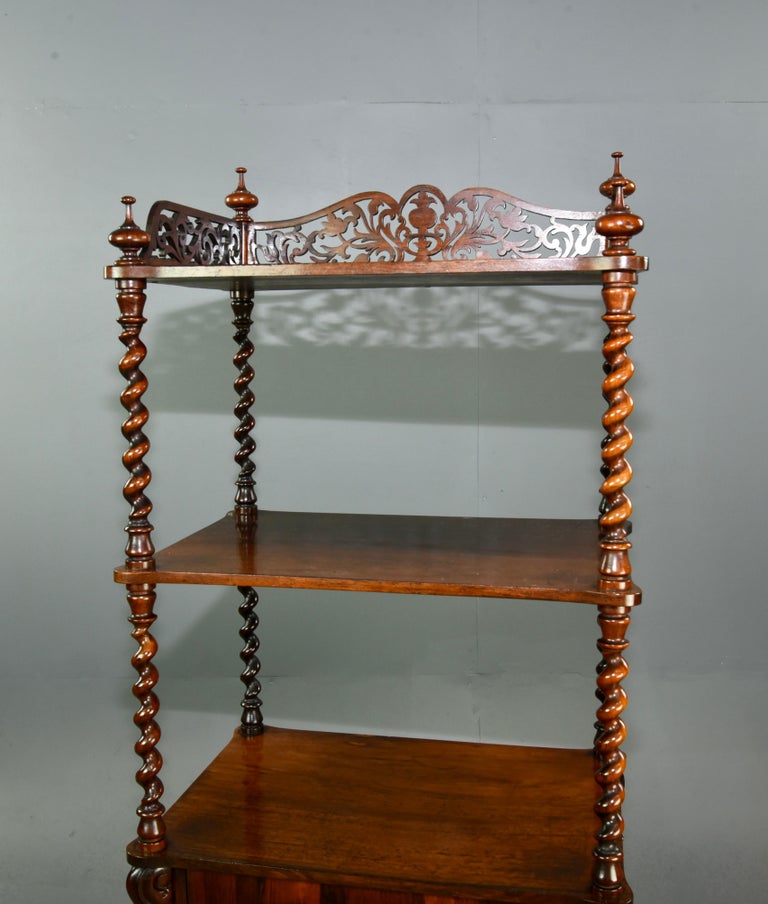 Victorian Rosewood Whatnot For Sale at 1stDibs