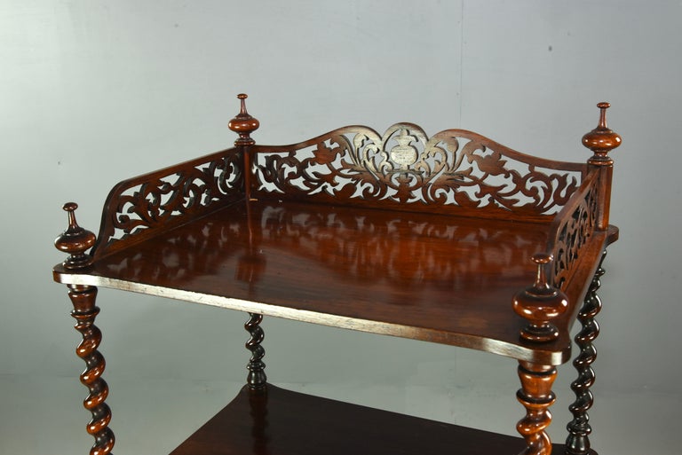 Victorian Rosewood Whatnot For Sale at 1stDibs