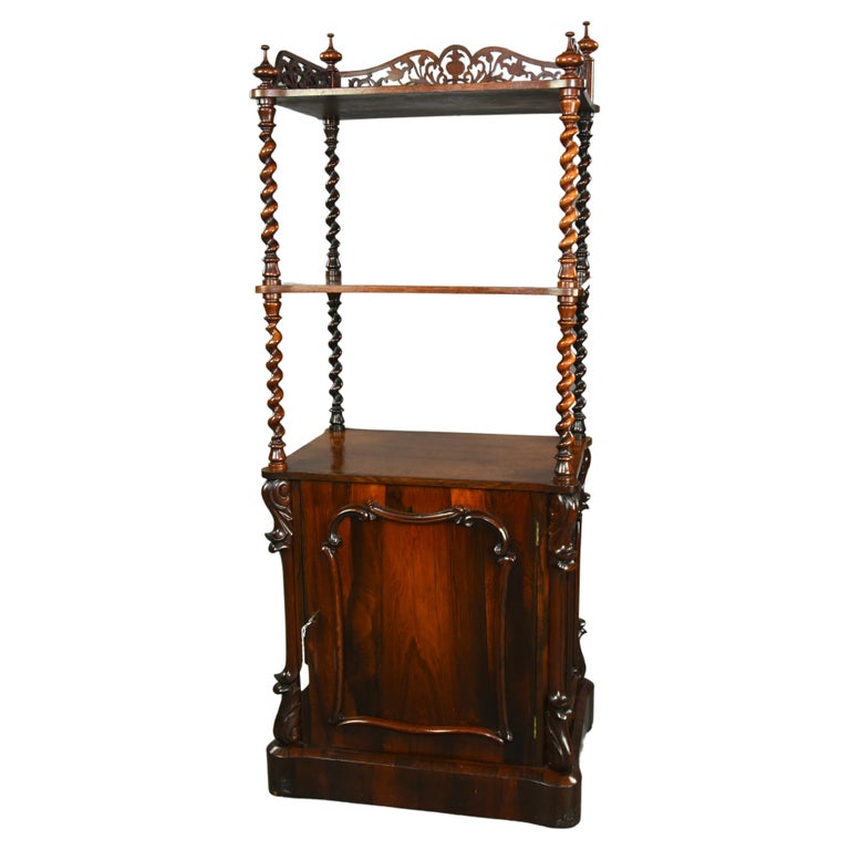 Victorian Rosewood Whatnot For Sale at 1stDibs