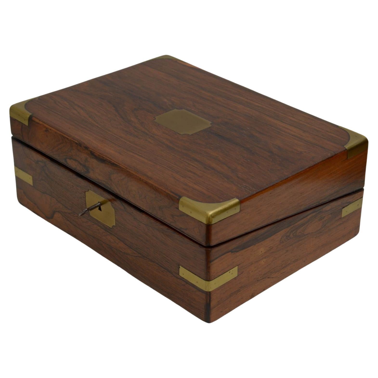 Victorian Rosewood Writing Slope For Sale at 1stDibs