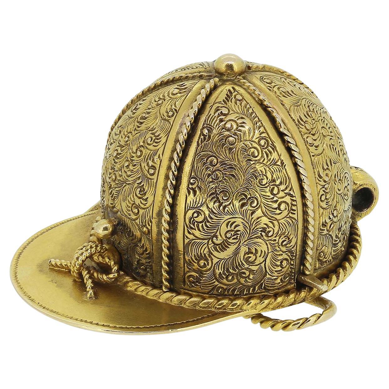 Victorian Roulette Wheel and Compass Open Riding Hat Pendant For Sale ...