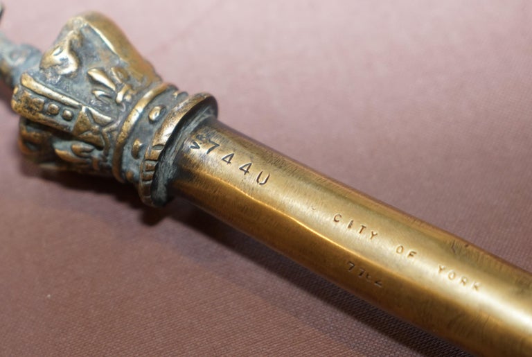 Victorian Royal Sceptre Mace Stamped VR with King Edwards Crown and ...