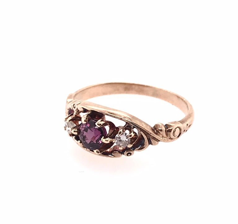 Victorian Ruby Diamond Ring .66ct Ripley Howland Original 1890's ...