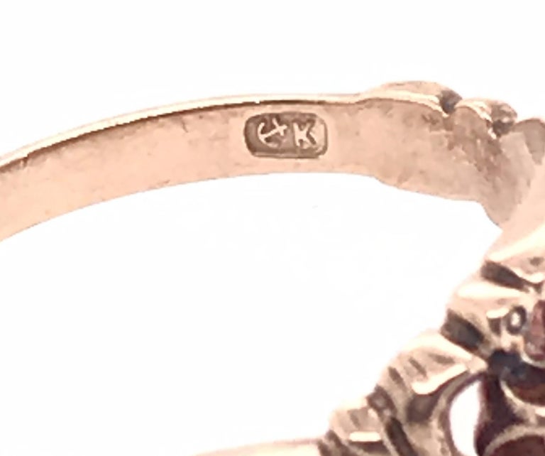 Victorian Ruby Diamond Ring .66ct Ripley Howland Original 1890's ...