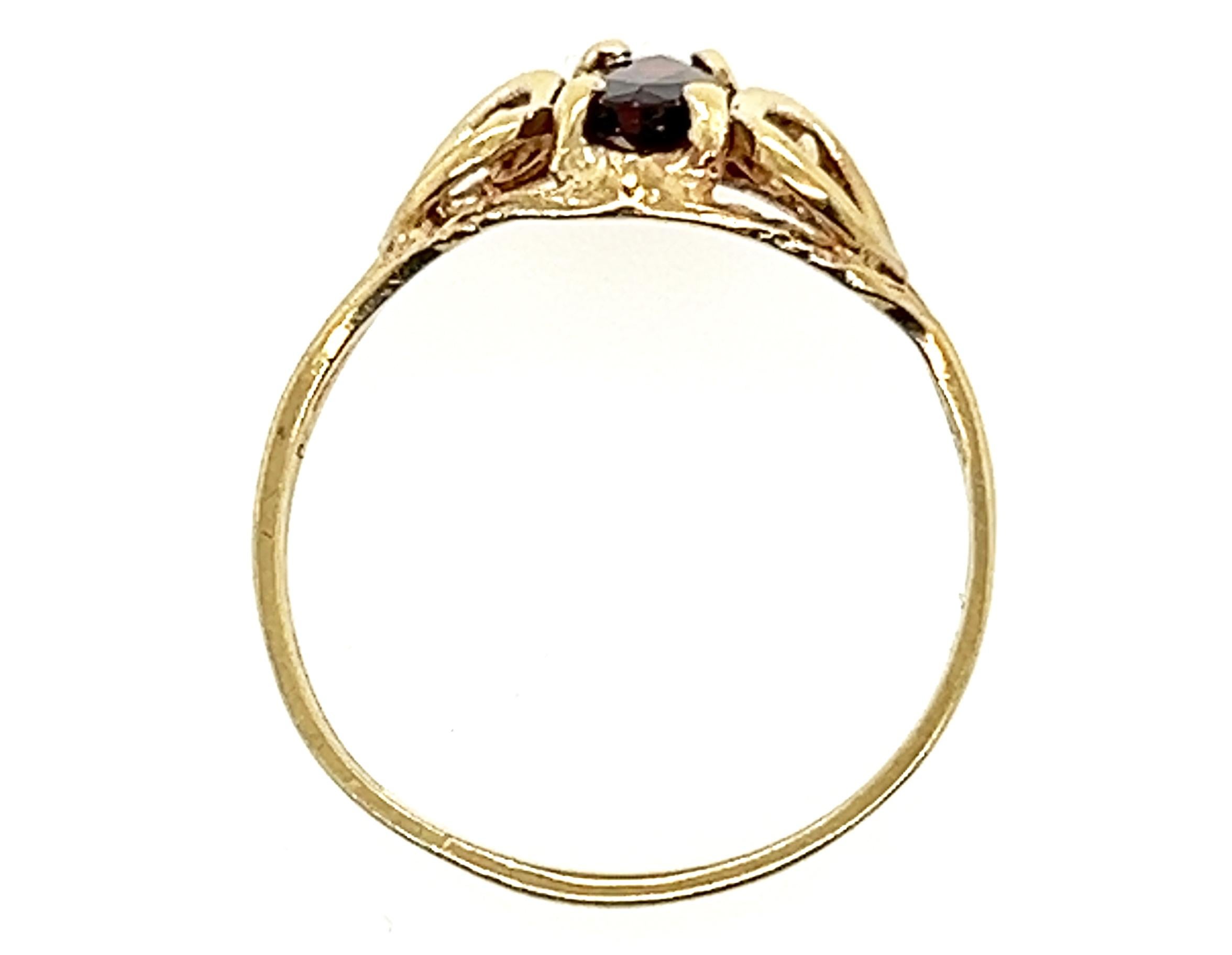 Victorian Ruby Ring .53ct Marquise Yellow Gold Antique Original 1870's ...