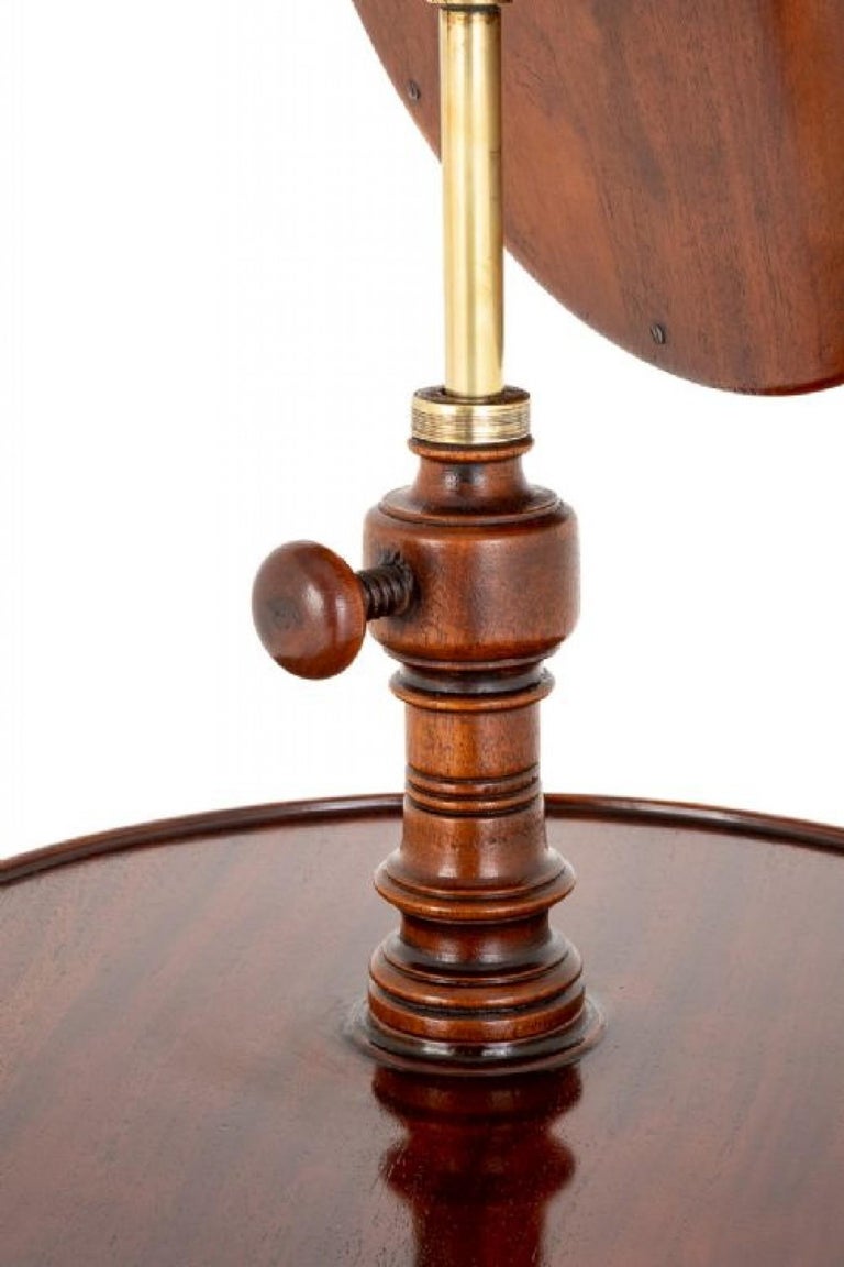 Victorian Shaving Stand Mahogany Mirror, 1860 For Sale at 1stDibs