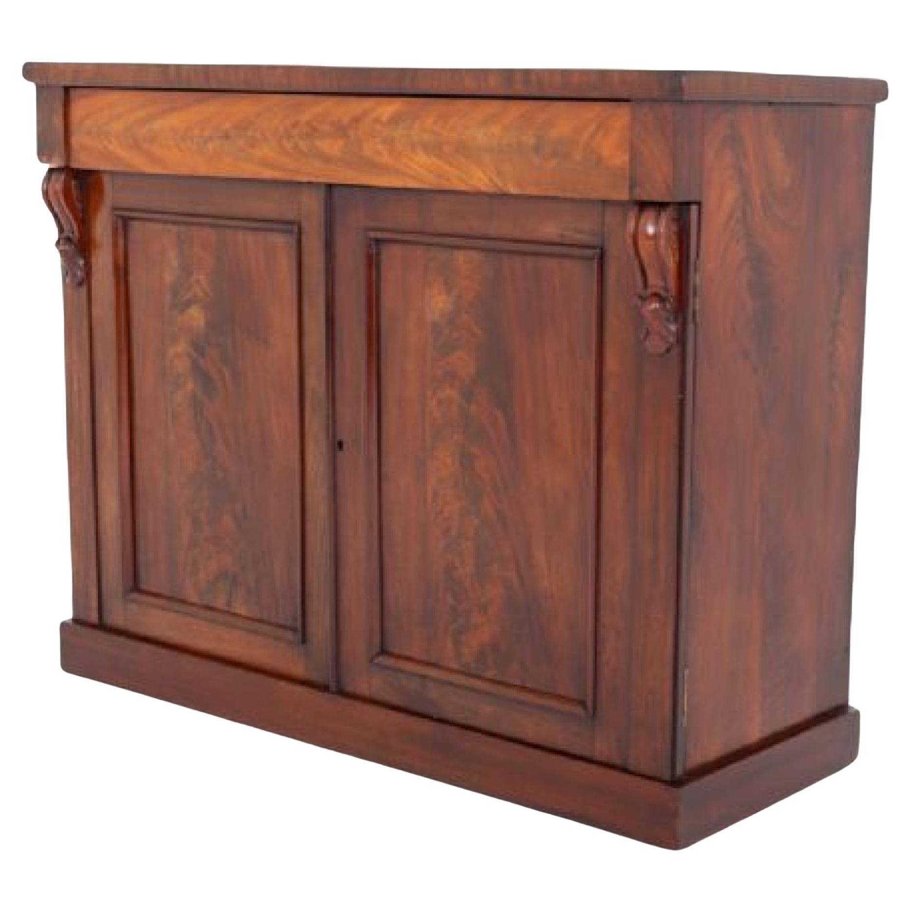 Victorian Mahogany Bedside Cabinet For Sale at 1stDibs