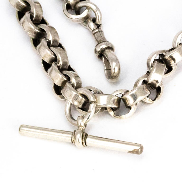 Victorian Silver Albert Chain at 1stDibs