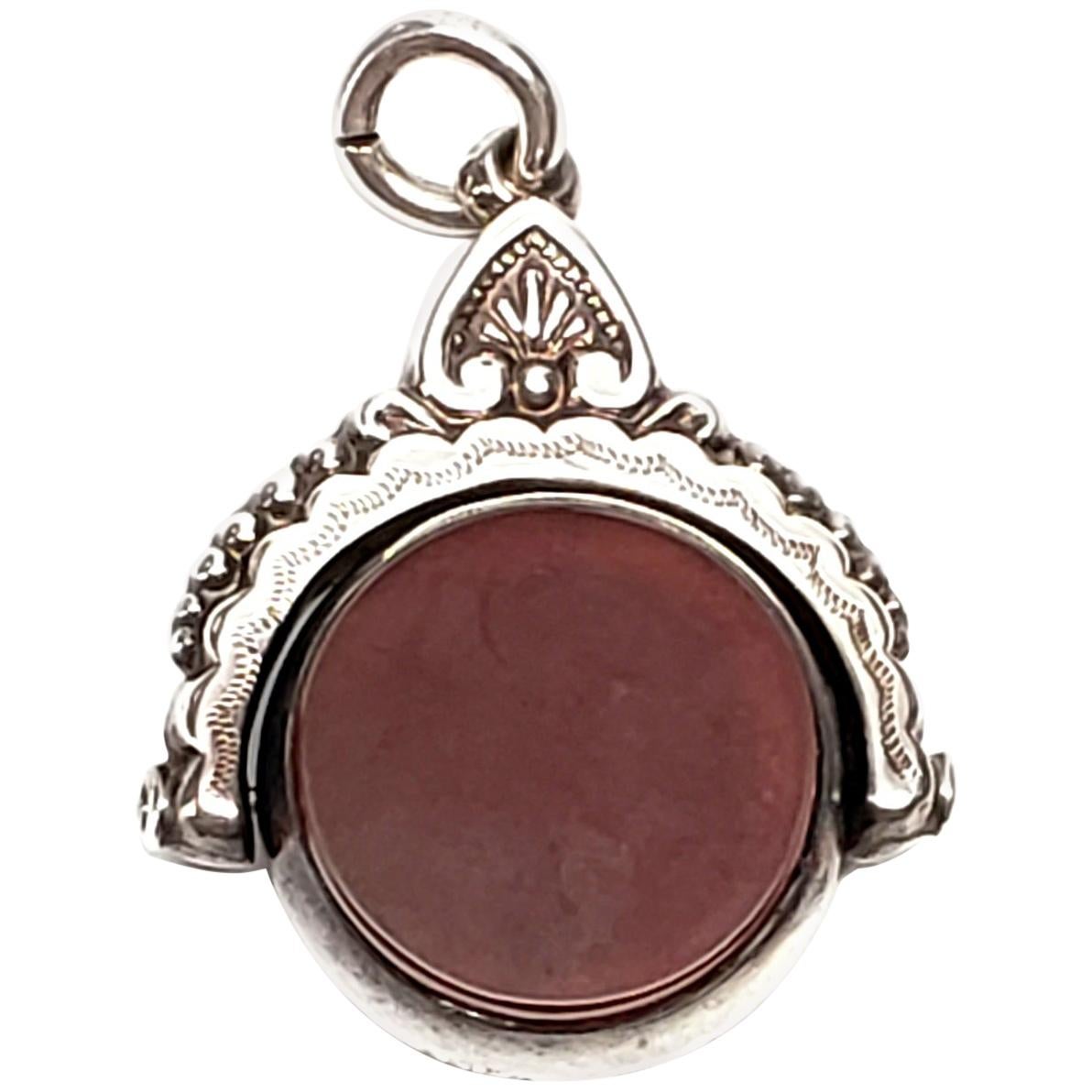 Vintage Silver Watch Fob - 4 For Sale on 1stDibs