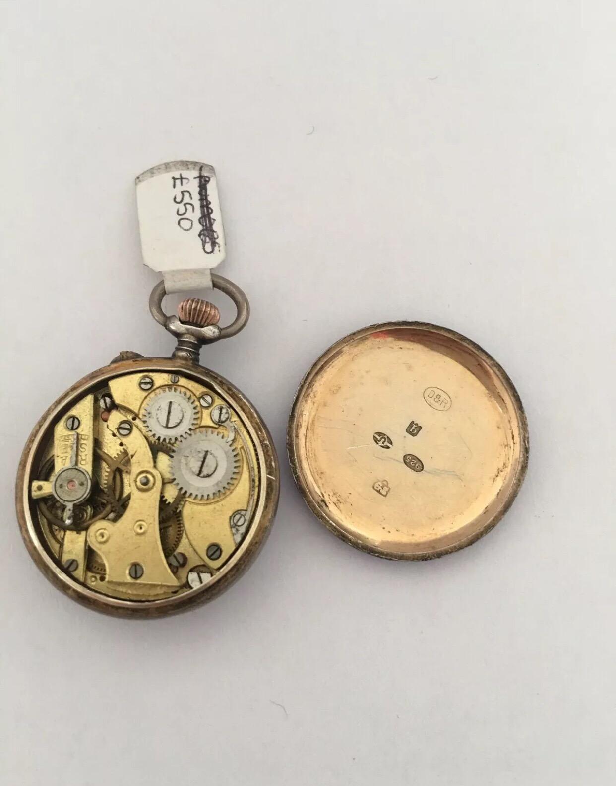 Victorian Silver Blue Enamel Fob Watch For Sale at 1stDibs | victorian ...