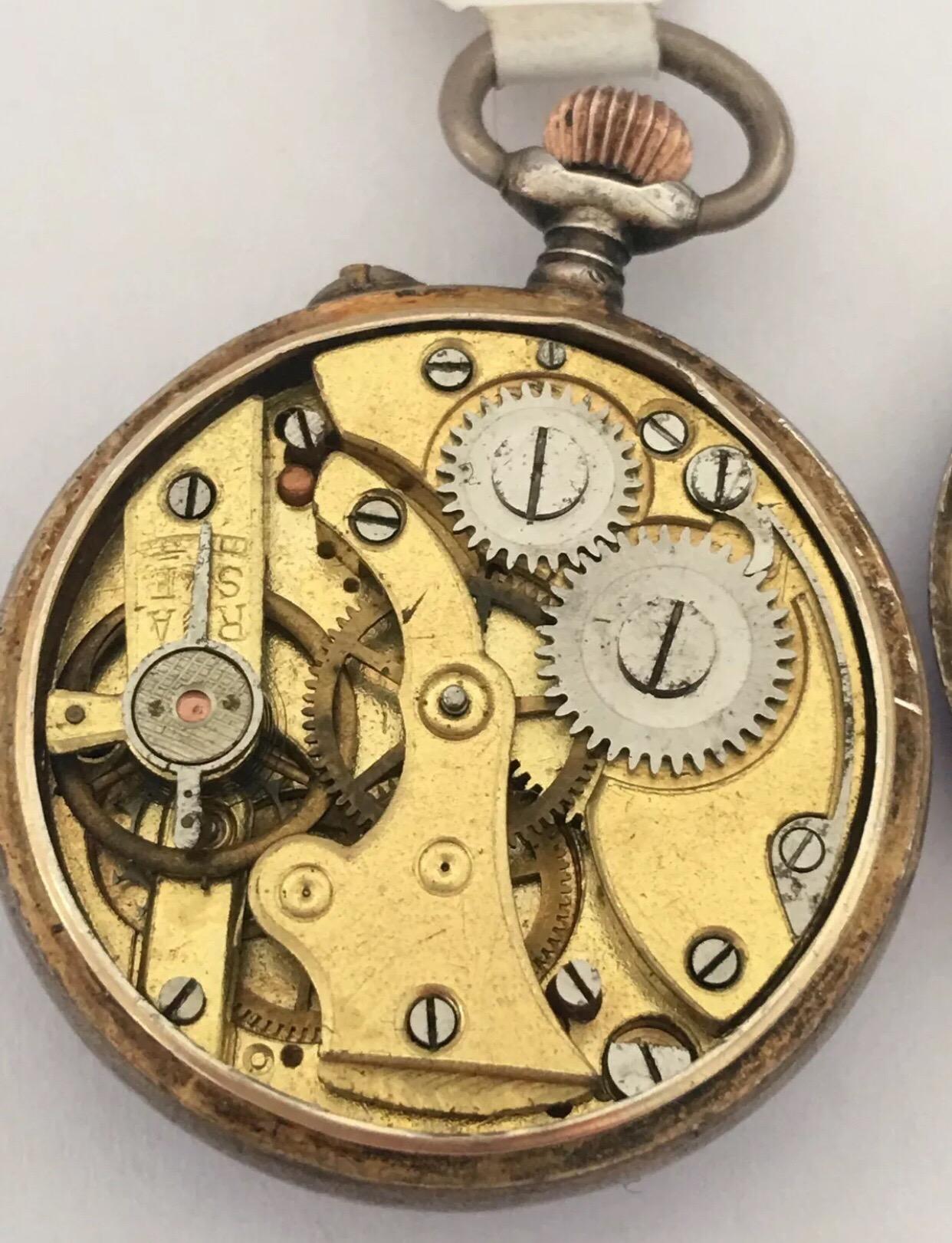 Victorian Silver Blue Enamel Fob Watch For Sale at 1stDibs | victorian ...