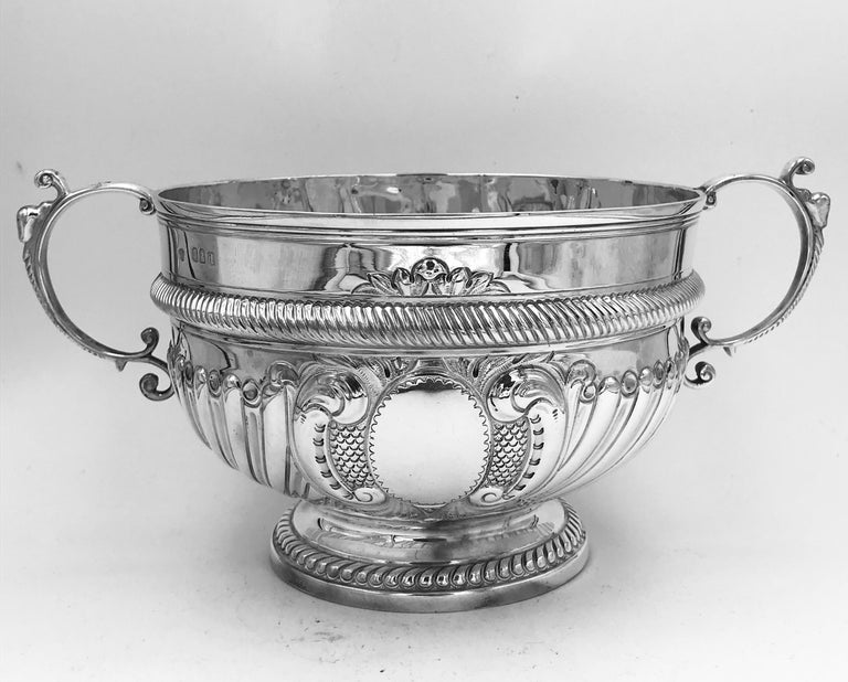 Victorian Silver Bowl For Sale at 1stDibs