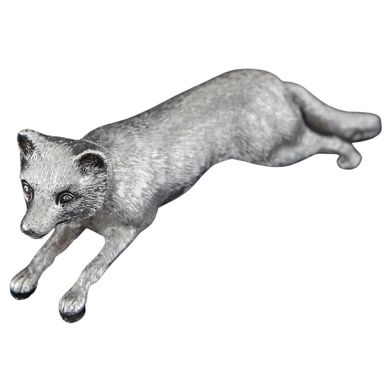 Victorian Silver Fox Pepperette For Sale at 1stDibs