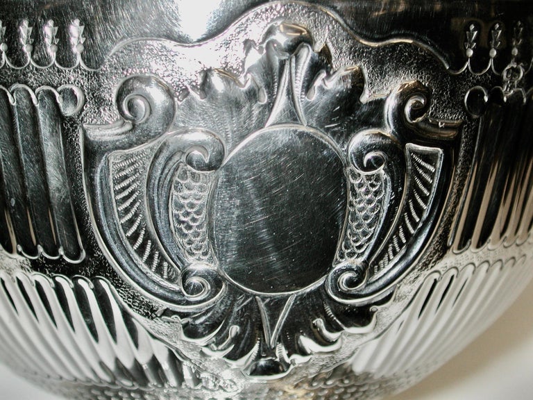 Victorian Silver Monteith, Assayed in London, Dated 1883, Charles ...