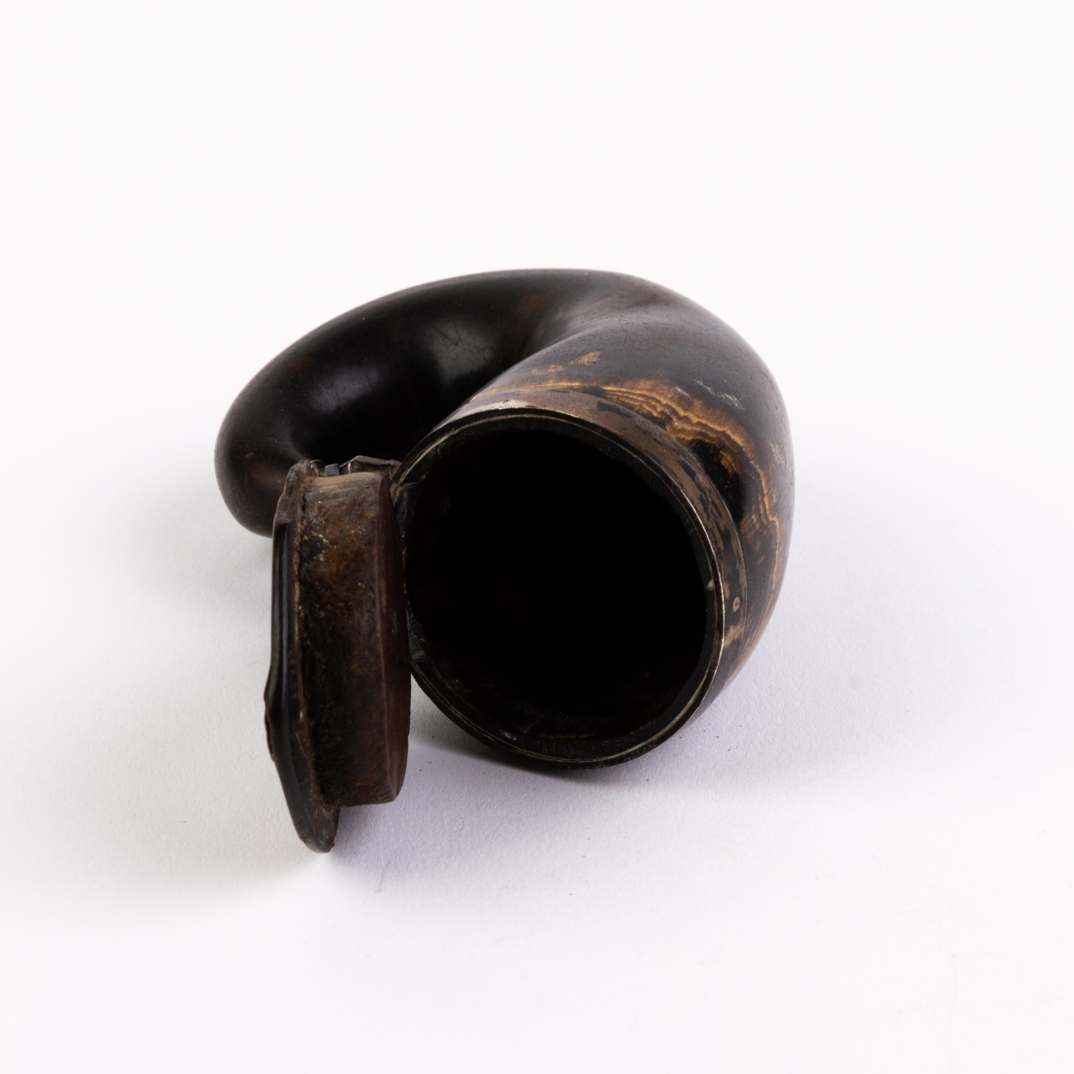 Victorian Silver Mounted Scottish Horn Snuff Mull 19th Century For Sale ...