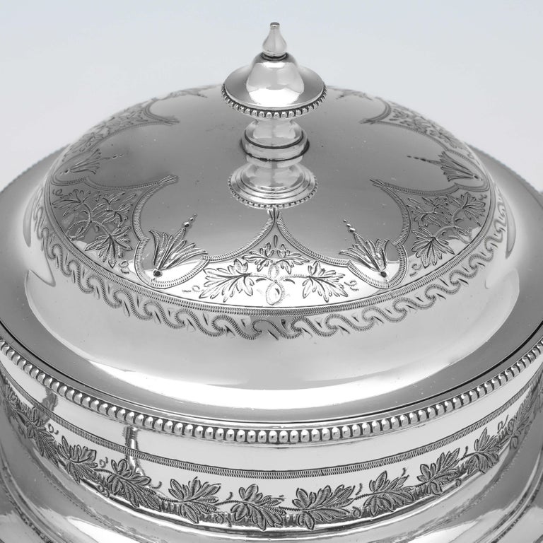 Victorian Silver Plated Butter Dish, Made, C. 1880 For Sale at 1stDibs