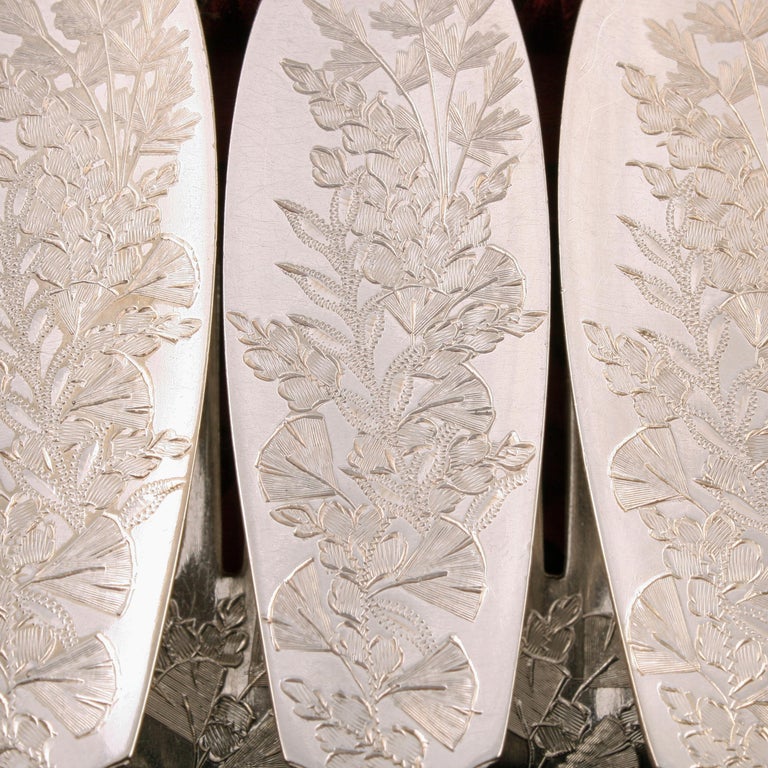 Victorian Silver Plated Fish Set at 1stDibs