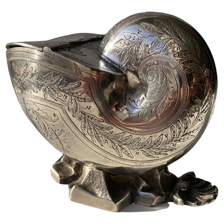 Victorian Silver Shell Spoon Warmer Attb to Sheffiel Silver Co For Sale ...