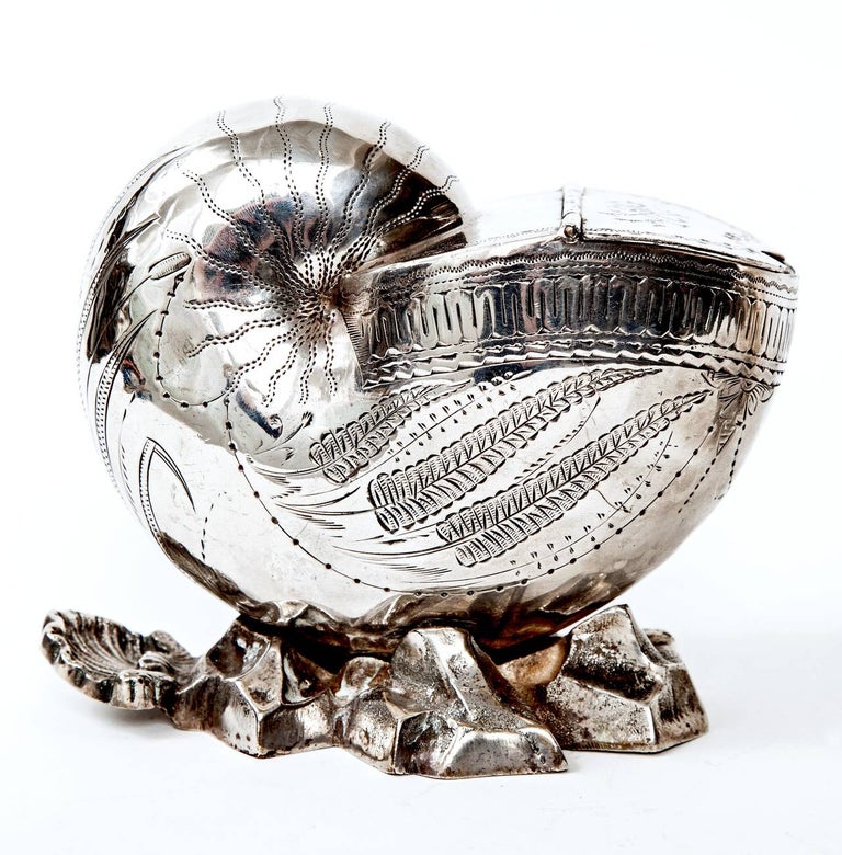 Victorian Silver Shell Spoon Warmers For Sale at 1stDibs