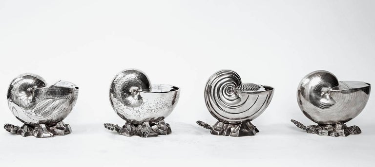 Victorian Silver Shell Spoon Warmers For Sale at 1stDibs