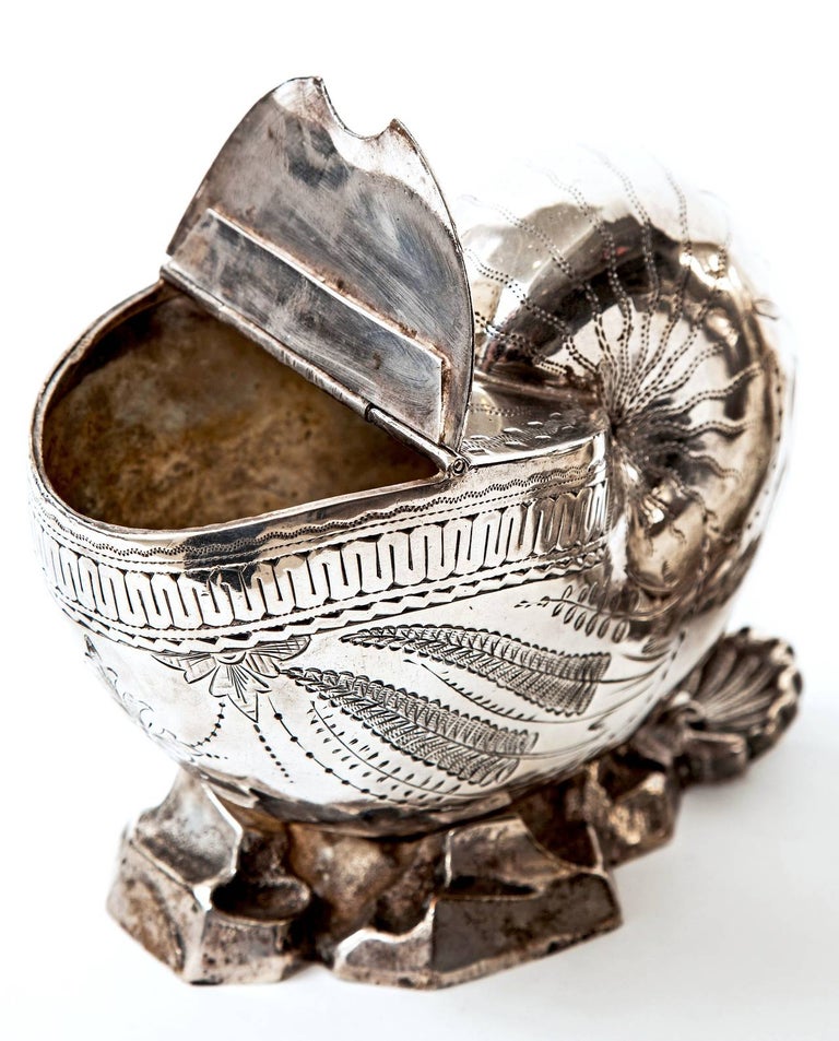 Victorian Silver Shell Spoon Warmers For Sale at 1stDibs