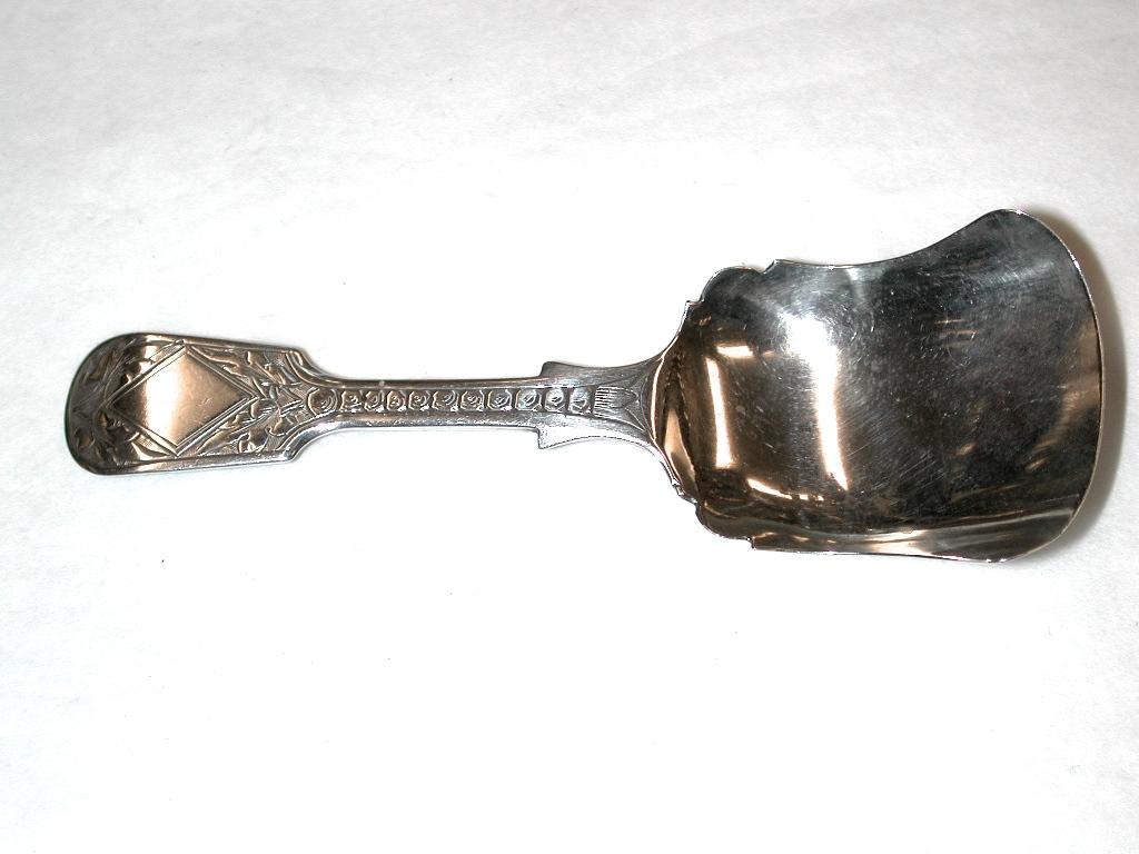 Victorian Silver Tea Caddy Spoon Dated 1877, Assayed in Birmingham ...