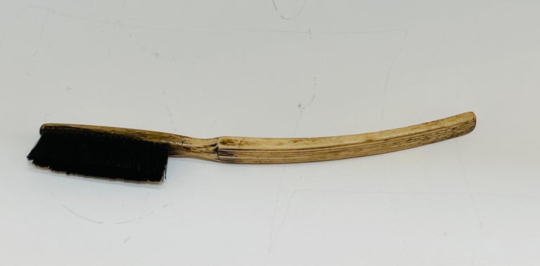 Victorian Silverplated Toothbrush Tray and Brush Set by James W. Tufts ...