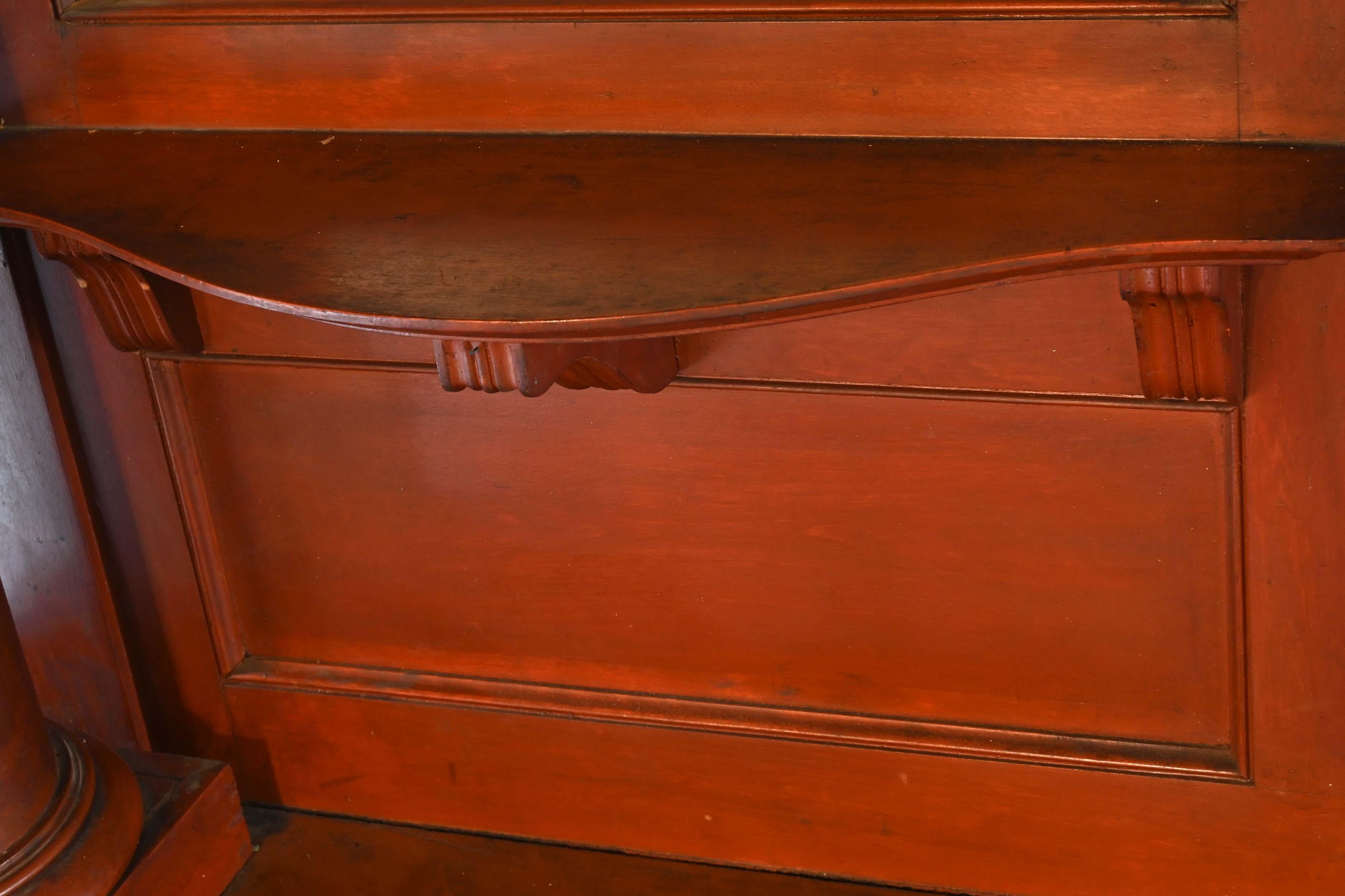 Victorian Sixteen Foot Carved Mahogany Back Bar For Sale at 1stDibs ...
