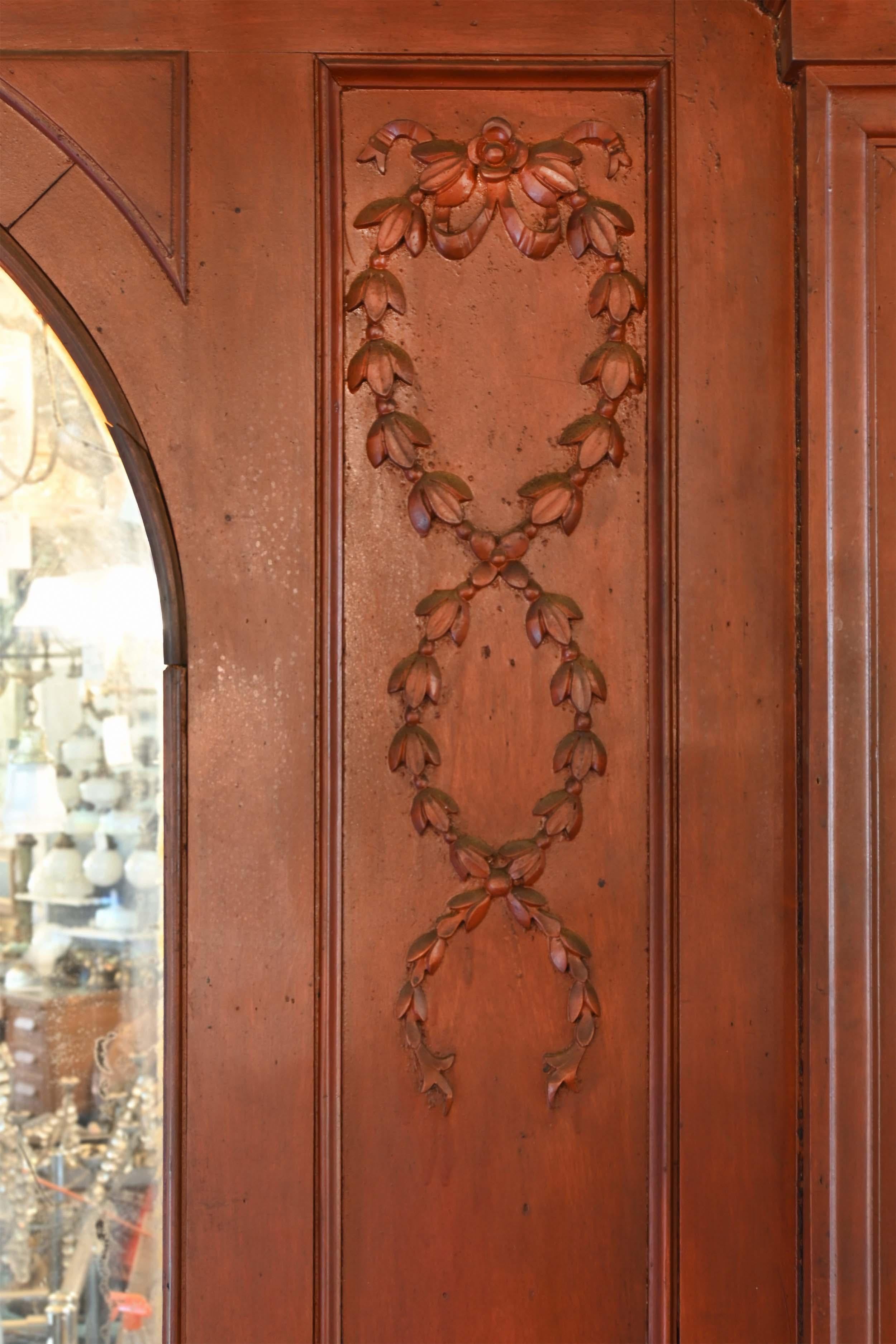 Victorian Sixteen Foot Carved Mahogany Back Bar For Sale at 1stDibs ...