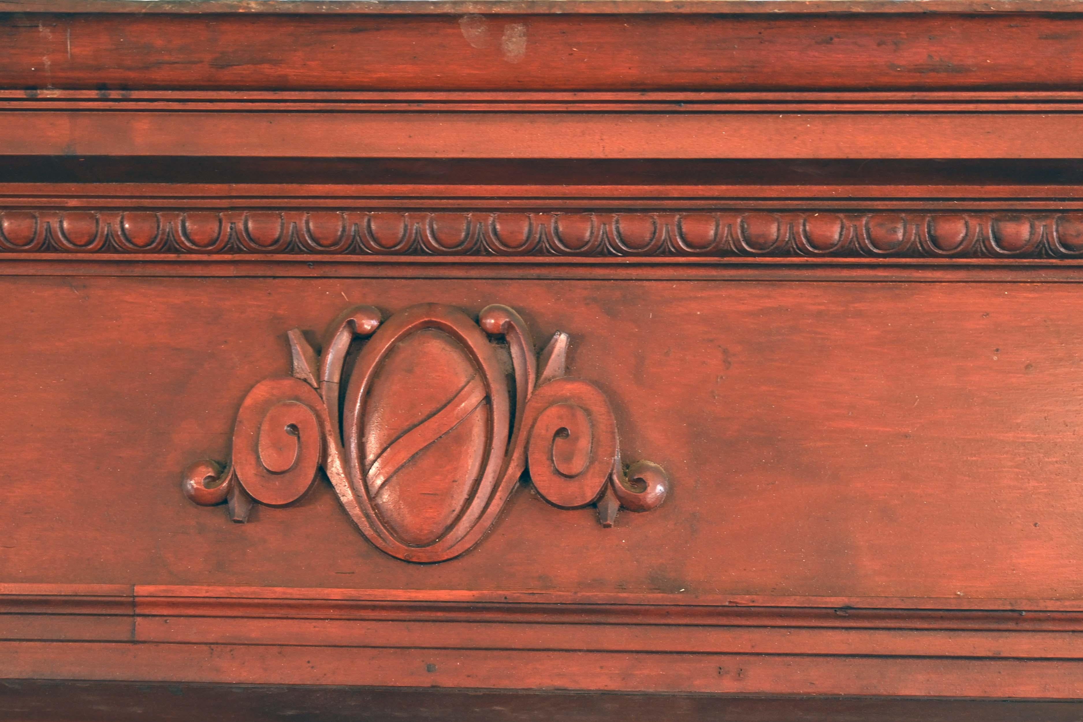 Victorian Sixteen Foot Carved Mahogany Back Bar For Sale at 1stDibs ...