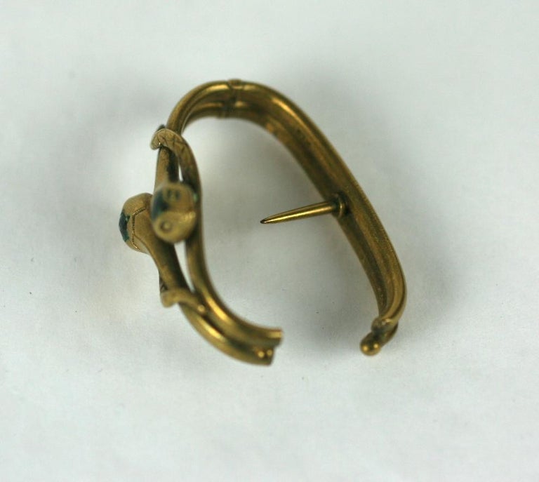 Victorian Snake Scarf Clasp at 1stDibs