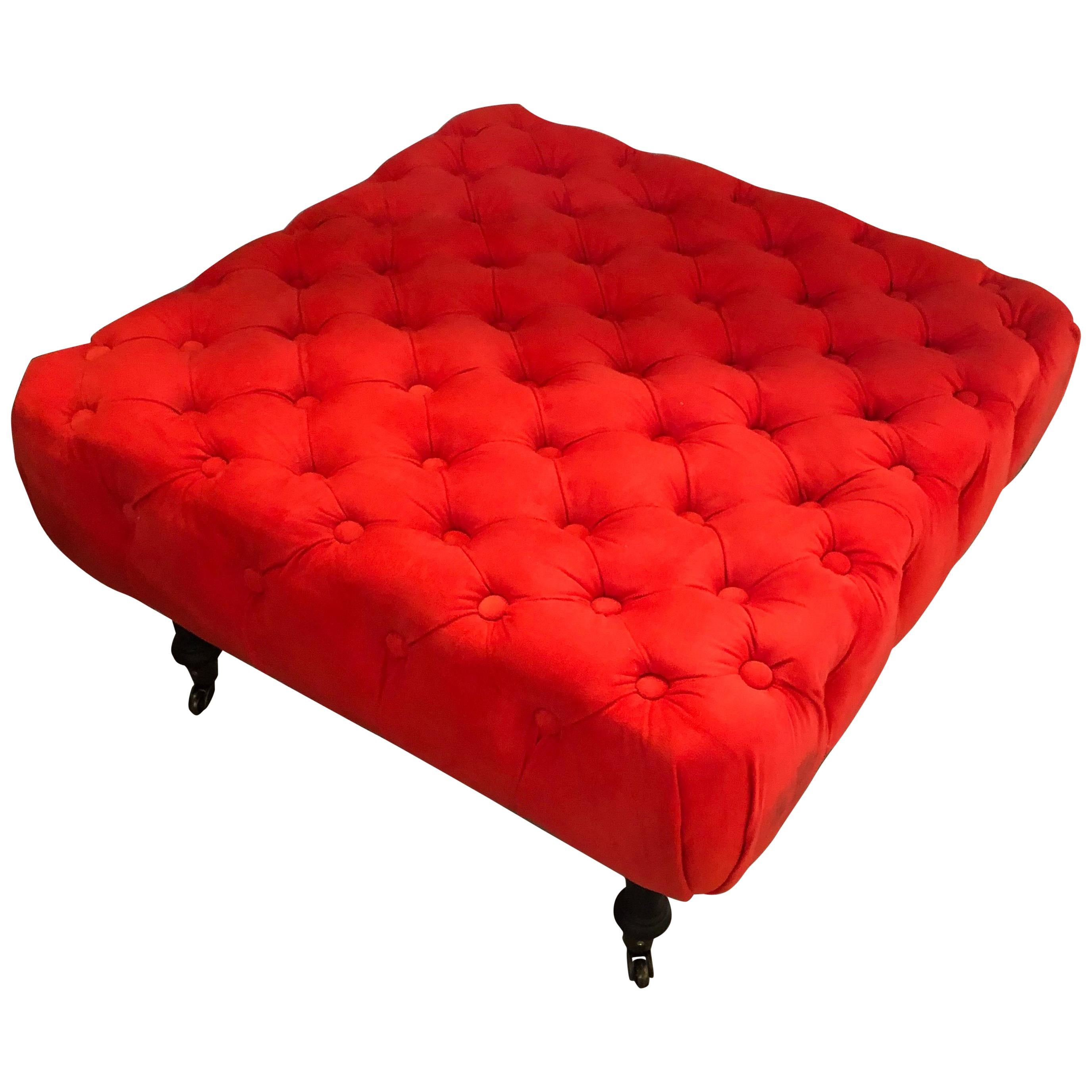 An elegant Ottoman or Poof at 1stdibs