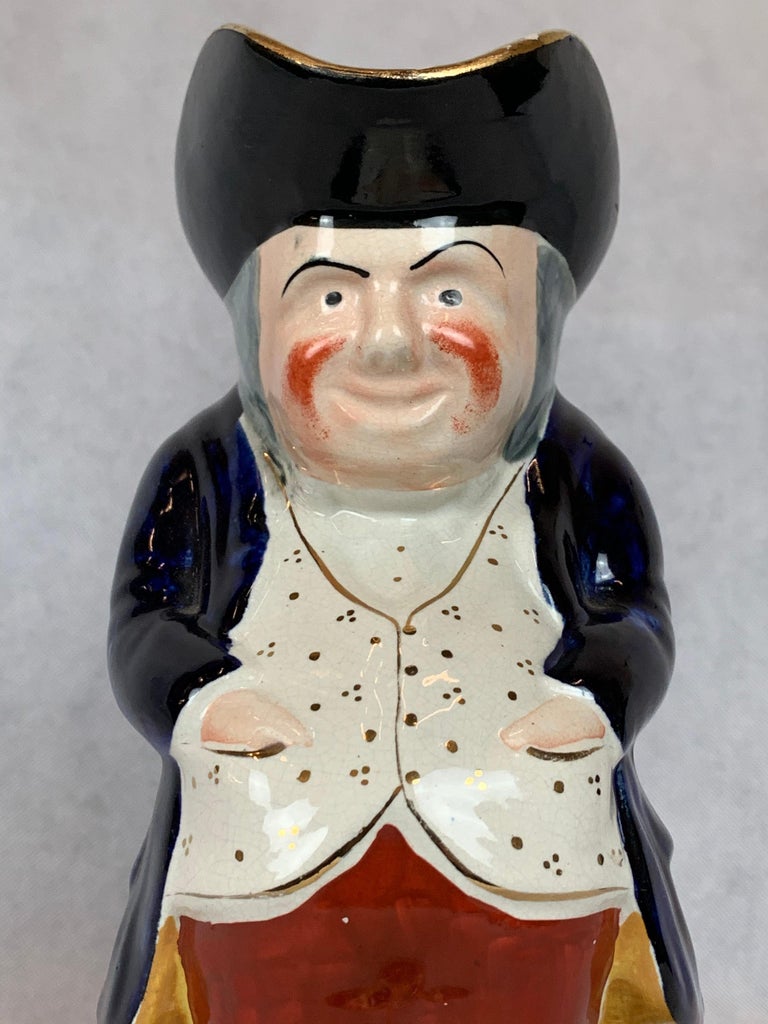 Toby Jug Staffordshire Hands-in-Pockets -Victorian at 1stDibs