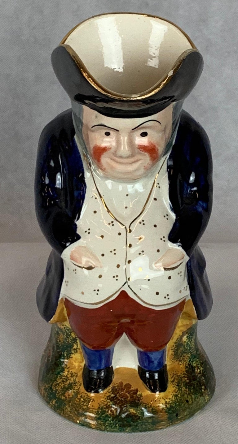 Toby Jug Staffordshire Hands-in-Pockets -Victorian at 1stDibs