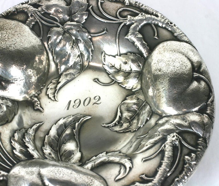 Victorian Sterling Apple Motif Dish, Alvin For Sale at 1stDibs | dish ...