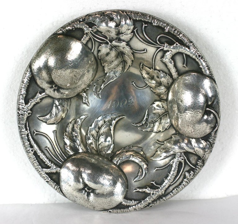 Victorian Sterling Apple Motif Dish, Alvin For Sale at 1stDibs | dish ...