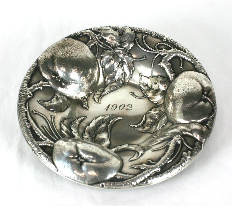 Victorian Sterling Apple Motif Dish, Alvin For Sale at 1stDibs | dish ...