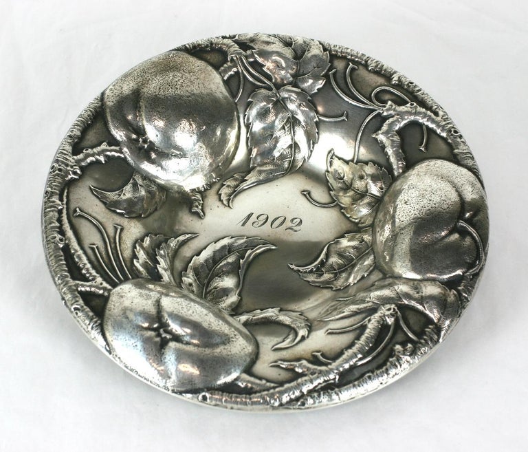 Victorian Sterling Apple Motif Dish, Alvin For Sale at 1stDibs | dish ...