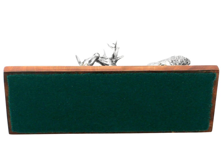 Victorian Sterling Silver Deer and Stag Table Ornament For Sale at ...