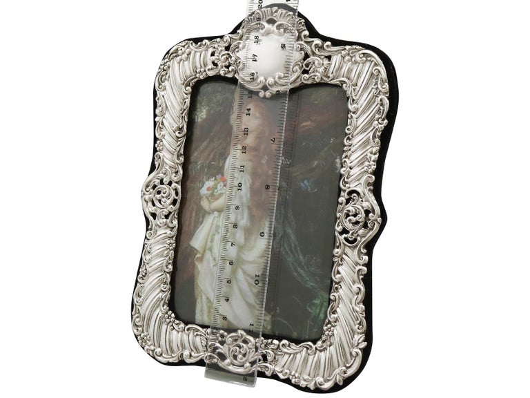 Antique Victorian 1900 Sterling Silver Photograph Frame by Henry ...