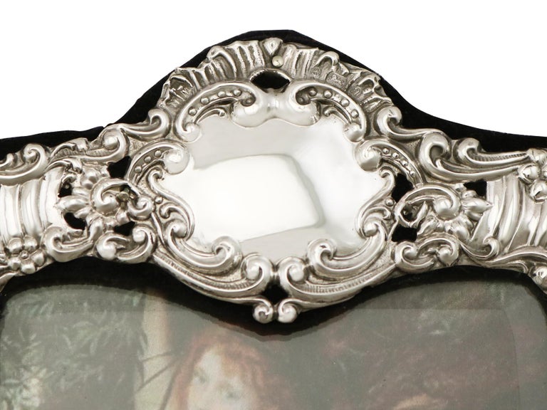 Antique Victorian 1900 Sterling Silver Photograph Frame by Henry ...