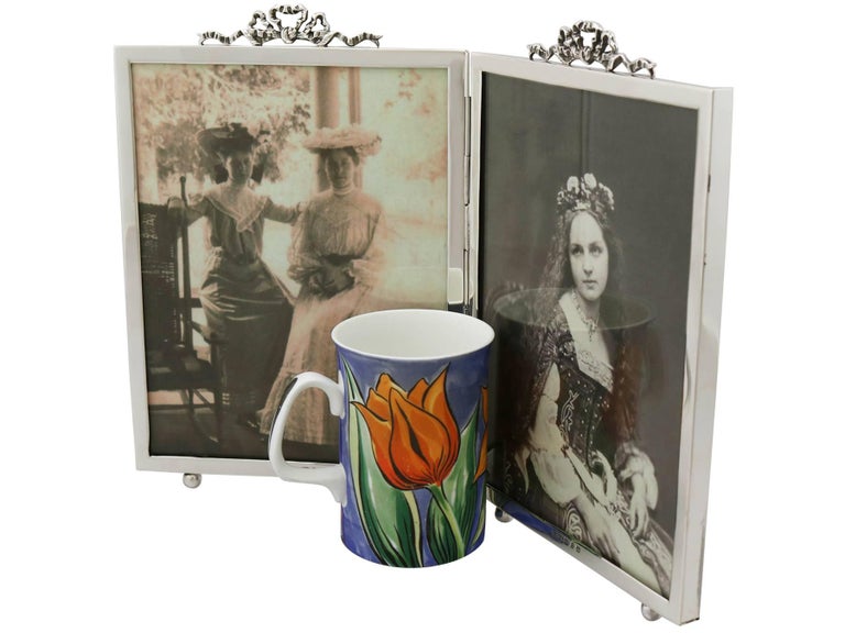 Victorian Sterling Silver Quadruple Photograph Frame at 1stDibs