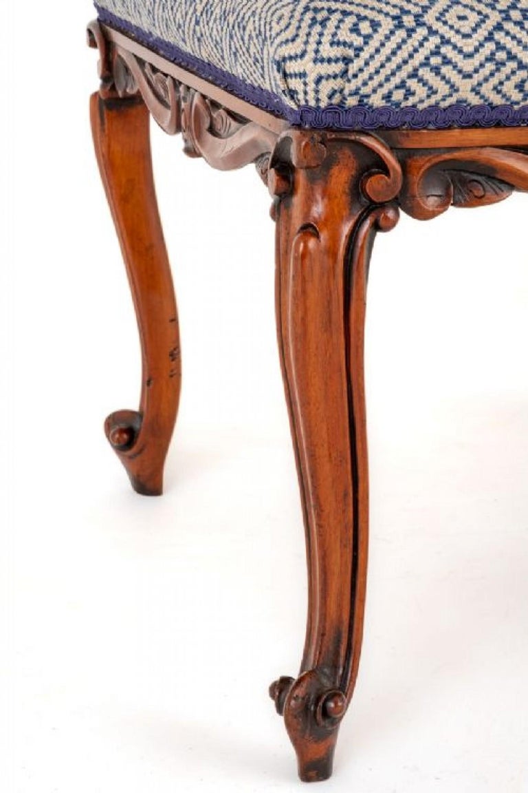 Victorian Stool Antique Mahogany, 1860 For Sale at 1stDibs