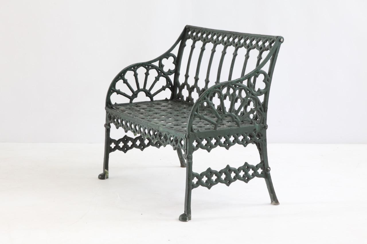 Victorian Style Garden Bench at 1stDibs