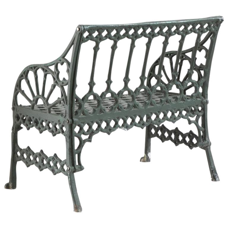 Victorian Style Garden Bench at 1stDibs