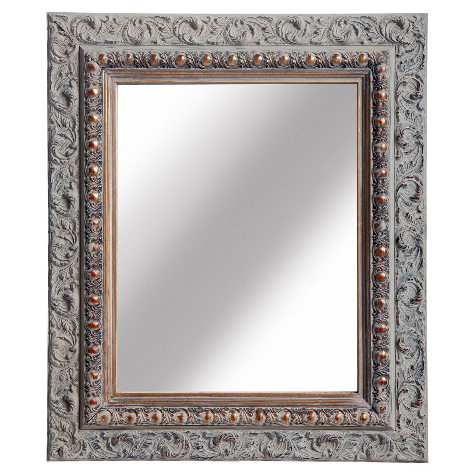 French Victorian Style Oval Giltwood Scroll Filigree Wall Mirror For ...